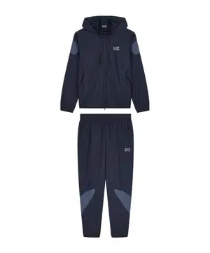 EA7 Hooded Tracksuit In Technical Fabric