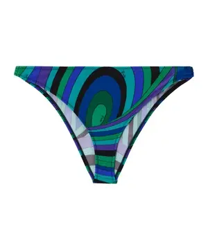 Emilio Pucci Printed Bikini Briefs - Blue