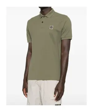 Stone Island Cotton Polo Shirt With Logo