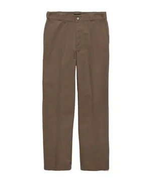 Prada Logo-plaque Straight-leg Trousers