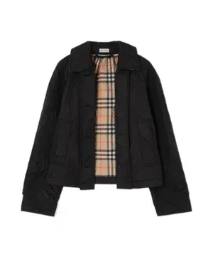 Burberry Quilted Nylon Cropped Jacket