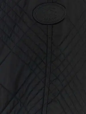 Burberry Quilted Nylon Cropped Jacket - Black
