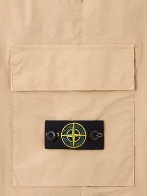 Stone Island Compass Patch Cargo Shorts