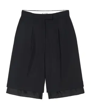 RÓHE Organza-lined Shorts - Black