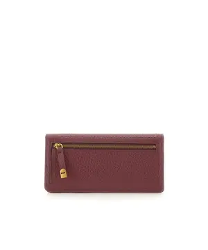 GIANNI CHIARINI Bubble Flap Wallet - Wine Red