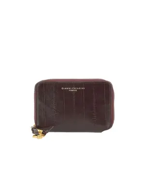 GIANNI CHIARINI Zip-around Compact Wallet - Black