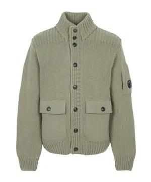 C.P. COMPANY Long-sleeve Cardigan - Gray
