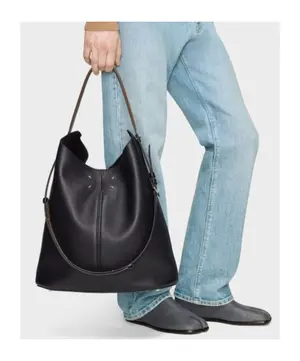 MAISON MARGIELA Dress-age Hobo Xl Grained Calf Leather Bag