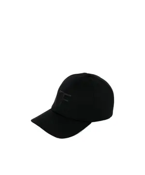 TOM FORD Tf Embroidered Logo Baseball Cap - Black