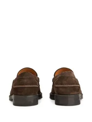 TOD'S Penny-slot Suede Loafers