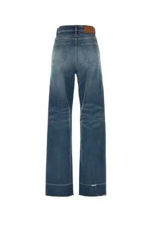 Chloé High-waisted Frayed-edge Jeans