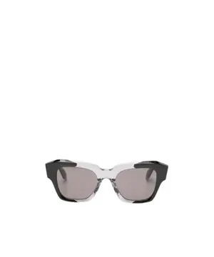 Alaïa Square-frame Sunglasses - Gray