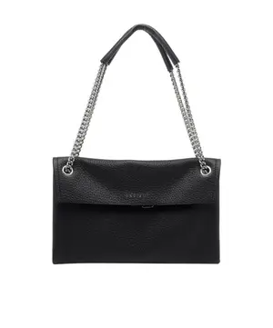 Orciani Flap Shoulder Bag - Black