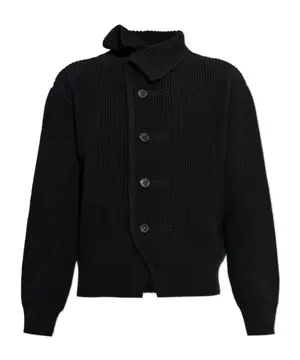 Dries Van Noten Long-sleeve Knit Top - Black