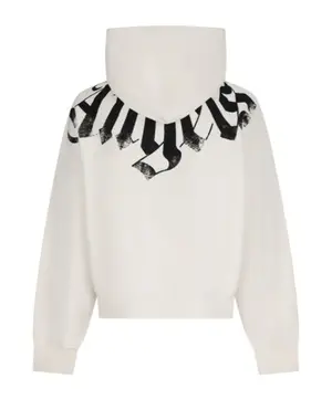 Palm Angels Big Neck Logo Zipped Hoodie