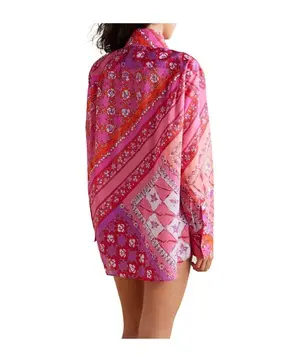 Emilio Pucci Oversized Printed Cotton-voile Shirt