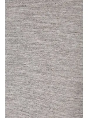 Thom Browne Striped Cuff Knitted T-shirt - Grey