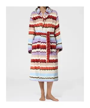 Missoni Eva Hooded Cotton Terry Bathrobe