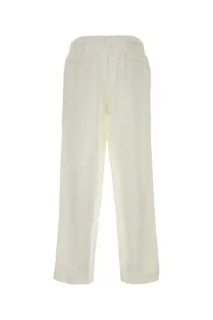 Polo Ralph Lauren Pleated Drawstring Trousers - White