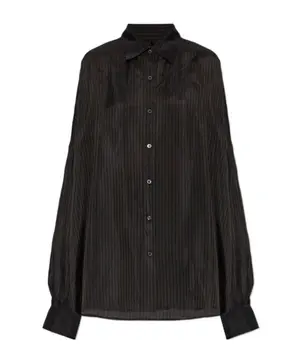 Dries Van Noten Long-sleeved Shirt - Black