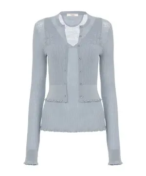 Chloé A Two-piece Set Consisting Of A Vest And A Cardigan