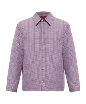 Dries Van Noten Long-sleeve Casual Jacket - Purple