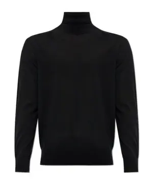 Dries Van Noten Long-sleeve Knit Top - Black