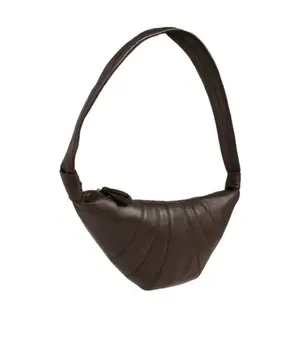 LEMAIRE Small Croissant Shoulder Bag - Brown