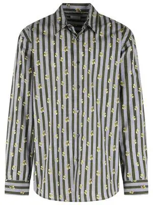 Dries Van Noten Long Sleeve Buttoned Shirt - Green