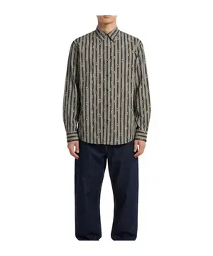 Dries Van Noten Long Sleeve Buttoned Shirt - Green