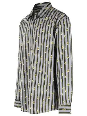 Dries Van Noten Long Sleeve Buttoned Shirt - Green