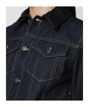 Bottega Veneta Denim Jacket With Classic Collar - No