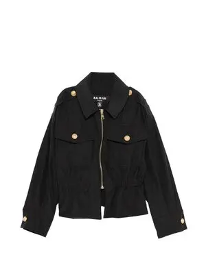 Balmain Zip-up Jacket - Black