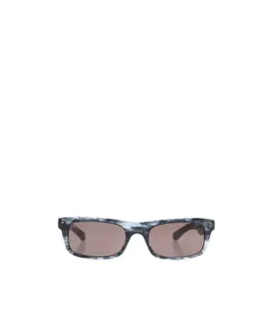 Balenciaga Geometric Sunglasses - Nude