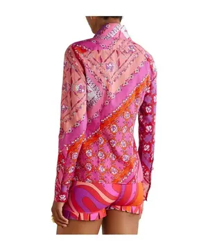 Emilio Pucci Printed Cotton-muslin Shirt