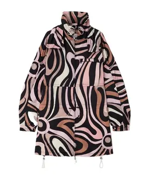 Emilio Pucci Printed Taffeta Jacket - Black