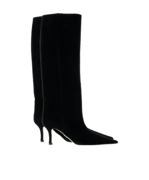 Gucci Pointed-toe Tall Boots - Black
