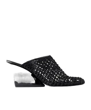 Proenza Schouler Crocheted Mules - Black