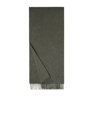 Loro Piana Tasseled Scarf - Black