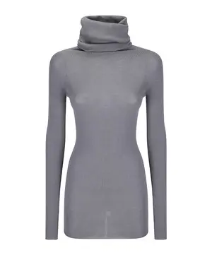 Rick Owens Long-sleeved Knitwear - Gray