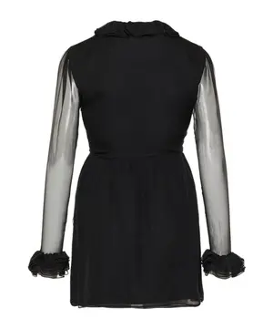 Gucci Ruffled Silk-chiffon A-line Mini Dress