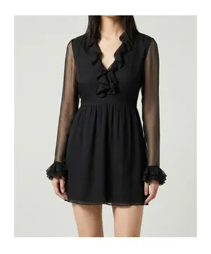 Gucci Ruffled Silk-chiffon A-line Mini Dress