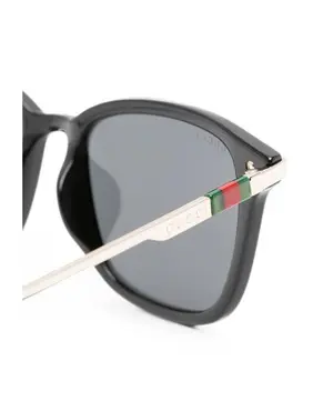 Gucci Geometric Square Frame Sunglasses
