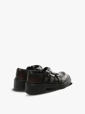 Camper Buckle Strap Loafers