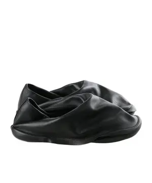 Camper Leather Flats - Black
