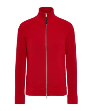 MAISON MARGIELA Ribbed Zip-up Sweatshirt