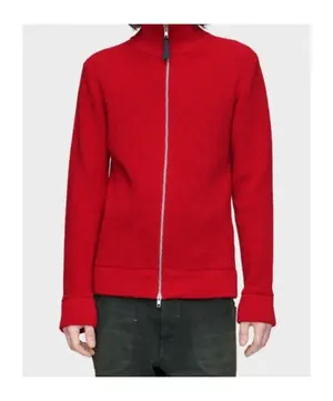 MAISON MARGIELA Ribbed Zip-up Sweatshirt