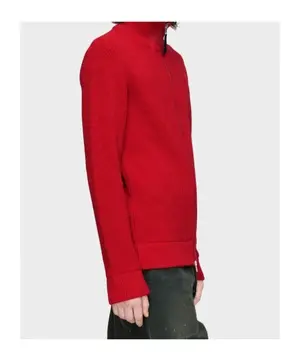 MAISON MARGIELA Ribbed Zip-up Sweatshirt