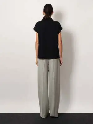 Saint Laurent Cotton Blend Polo Shirt With Logo