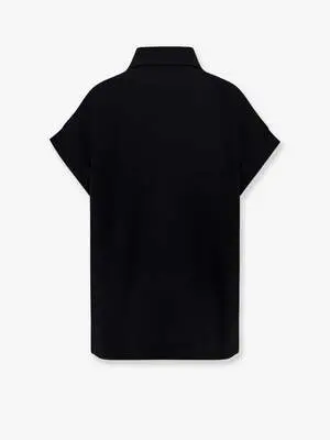 Saint Laurent Cotton Blend Polo Shirt With Logo